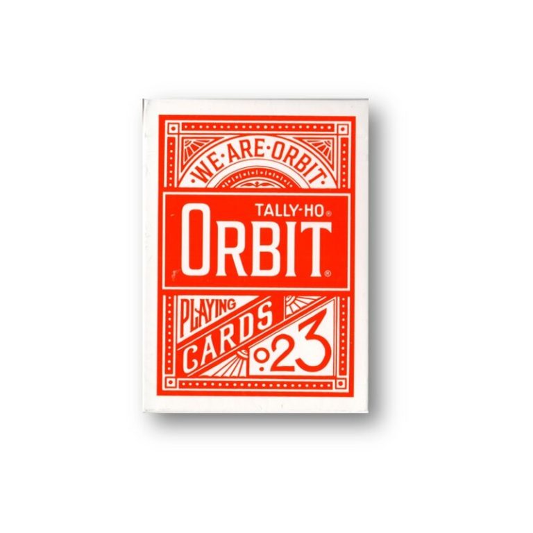 ORBIT TALLY HO CIRCLE BACK PLAYING CARDS – RED – Bicycle Cards Pakistan